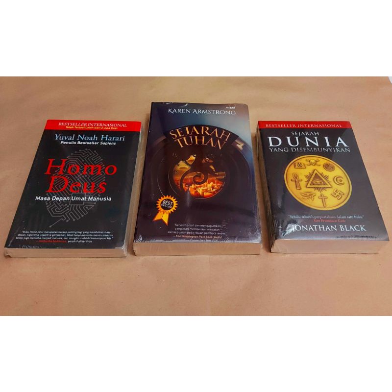 Jual Buku Homodeus Sejarah tuhan Sejarah dunia yang disembunyikan ...