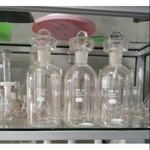 Jual Winkler bottle 300ml / BOD bottle 300ml pyrex | Shopee Indonesia