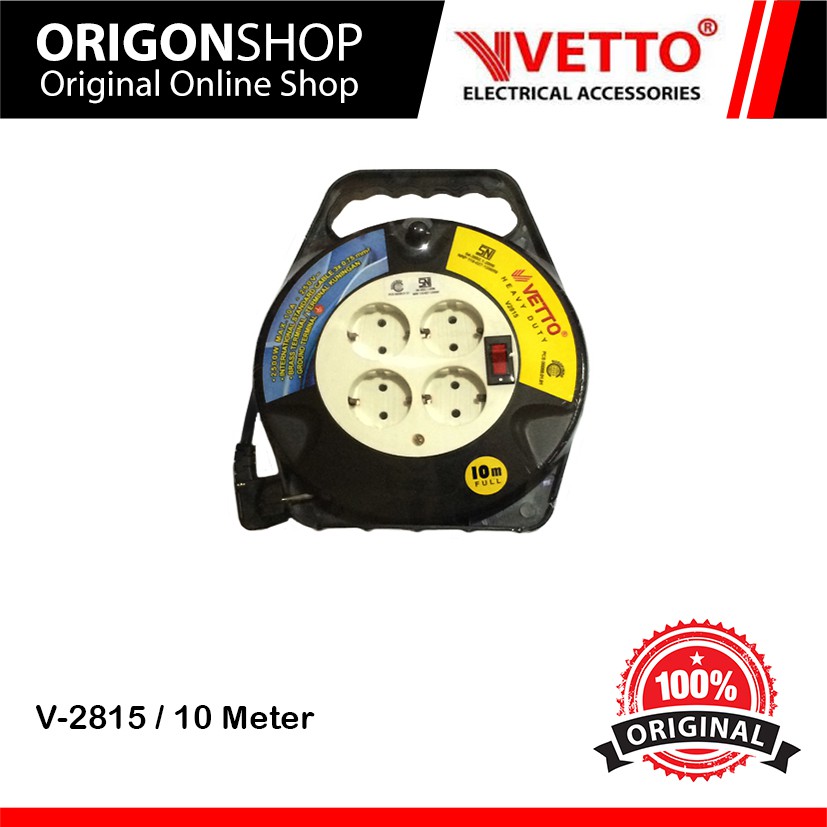Jual Vetto V2815 10Meter Kabel Roll Original | Shopee Indonesia