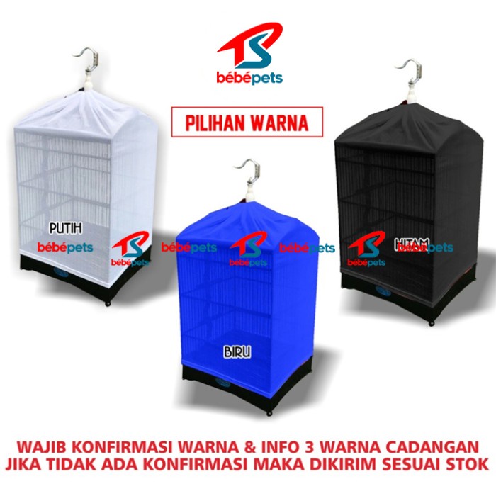Jual KERODONG KRODONG SANGKAR KANDANG BURUNG KOTAK TRANSPARAN 1,2,3 ...