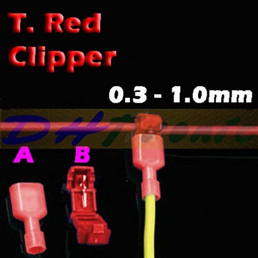 Jual Jumper T Red Clipper Cable Connector Konektor Kabel Listrik Cabang ...
