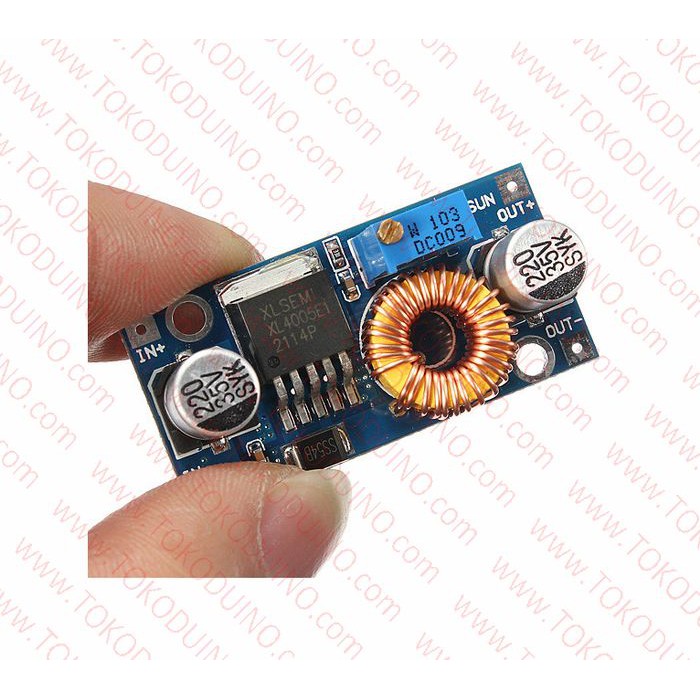 Jual Dijual ADJUSTABLE DC-DC STEP DOWN CONVERTER XL4005 UP TO 5AMP DC ...