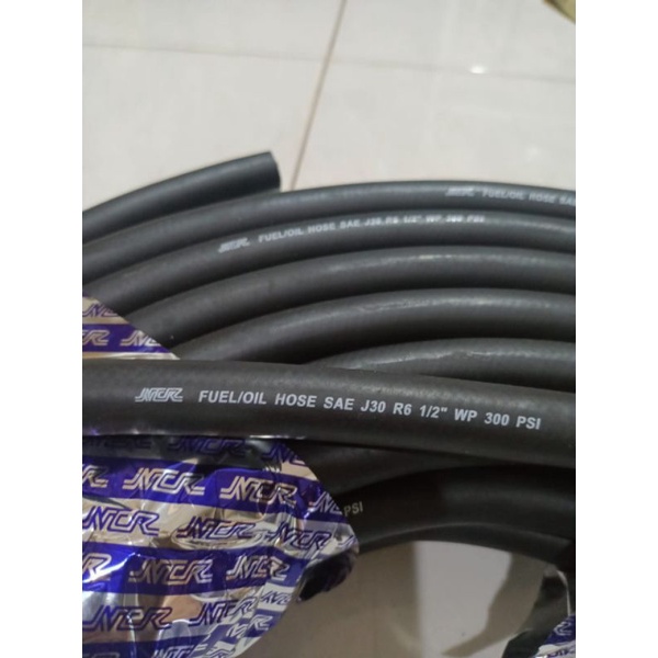 Jual selang bensin ,solar,oli NCR fuel/oli sae j30 R6 1/2" WP 300 psi ...