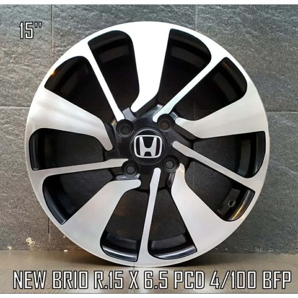 Jual VELG NEW BRIO RS R.15 TWO TONE POLISH MODEL ORI HARGA TERMURAH ...