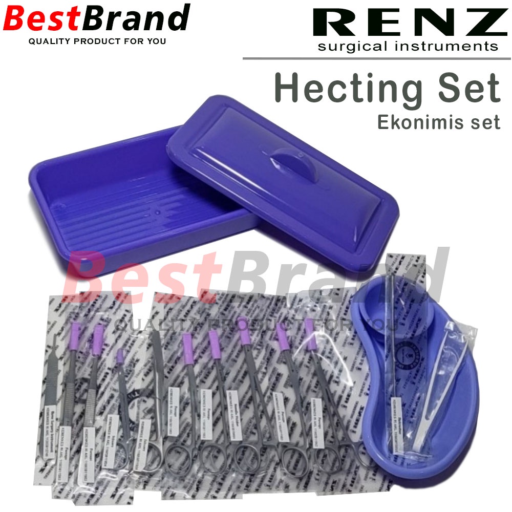 Jual RENZ Hecting Set Ekonomis Versi Paket Hemat Alat Medis Jahit Luka ...