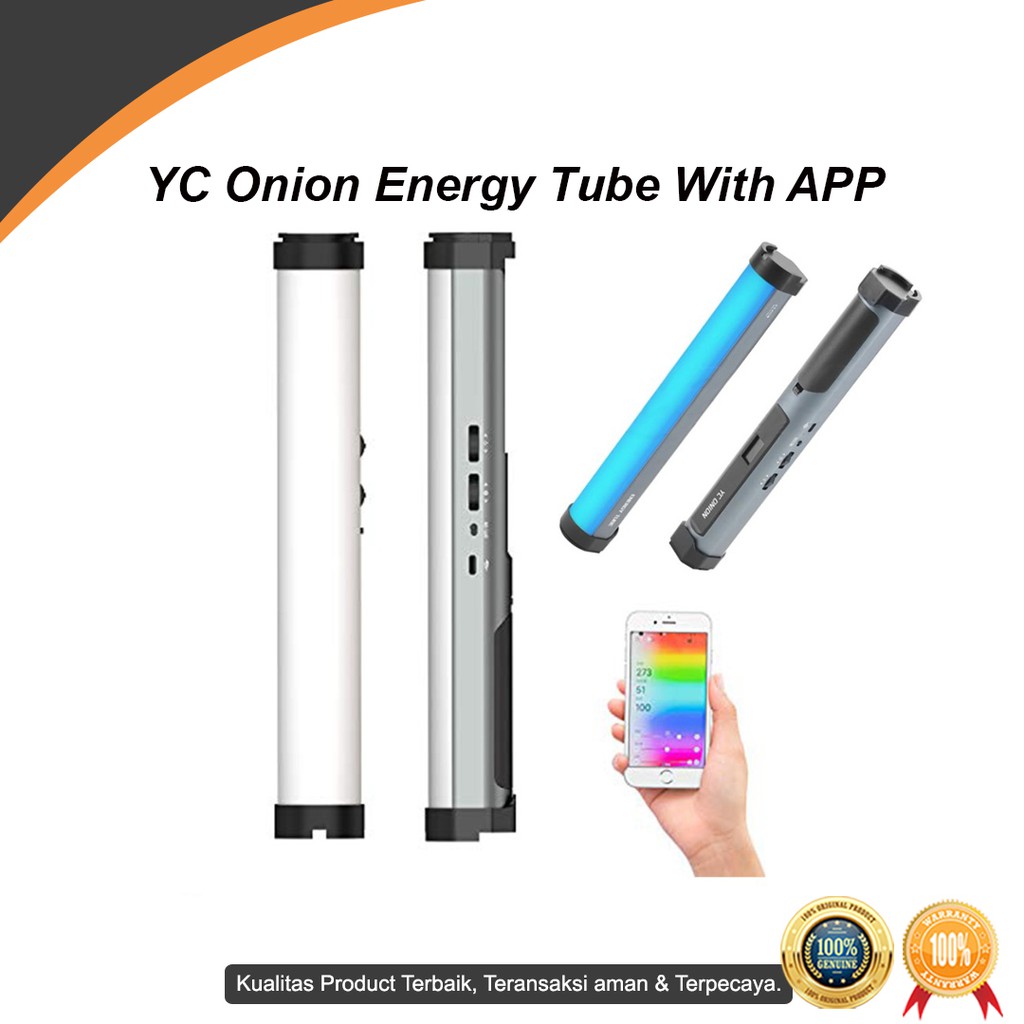 Jual LED Light Tube RGB YC Onion Energy Tube 8W Handheld LED With APP ...