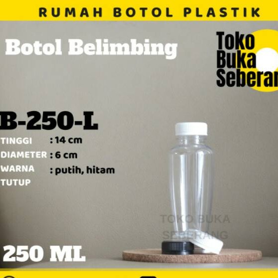 Jual Botol Kale Belimbing 250ML (L) / Botol Plastik / Botol Jus / Botol ...