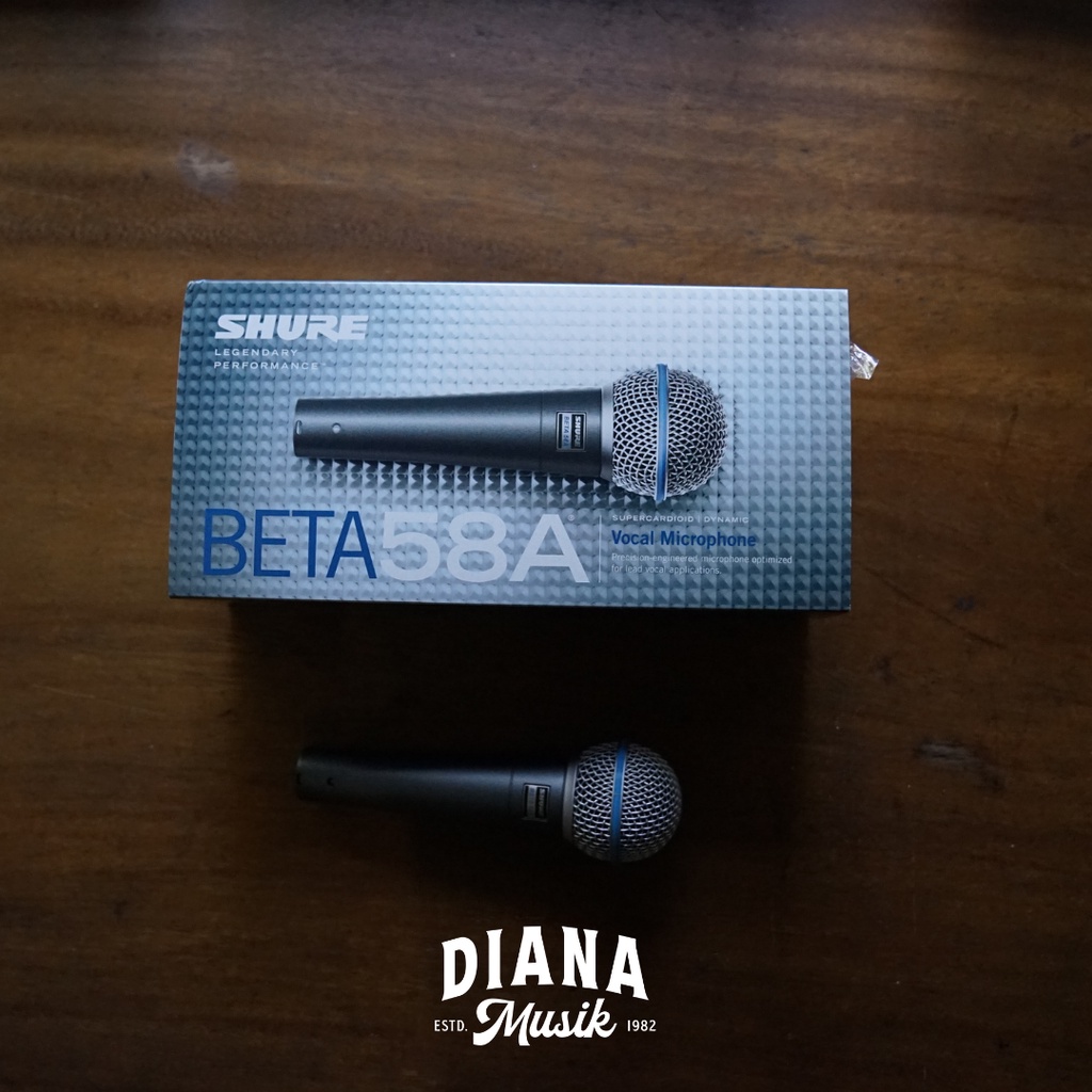 Jual Mic Vocal Super Cardioid Shure Beta 58A | Shopee Indonesia