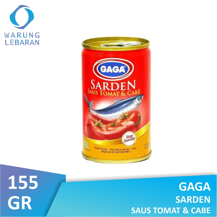 Jual Gaga Sarden Tomat & Cabe 155gr | Shopee Indonesia
