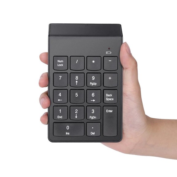 Jual Keyboard Angka - Wireless Numeric Keypad 2.4 GHz - Bluetooth ...