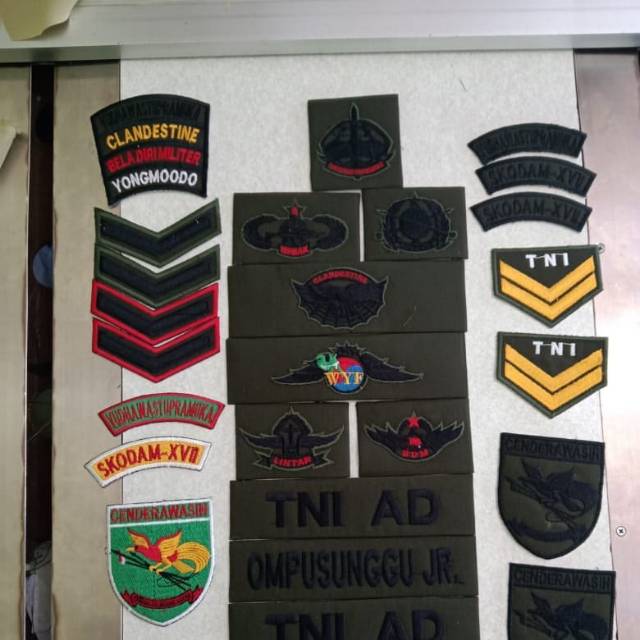 Jual Bordir atribut TNI | Shopee Indonesia