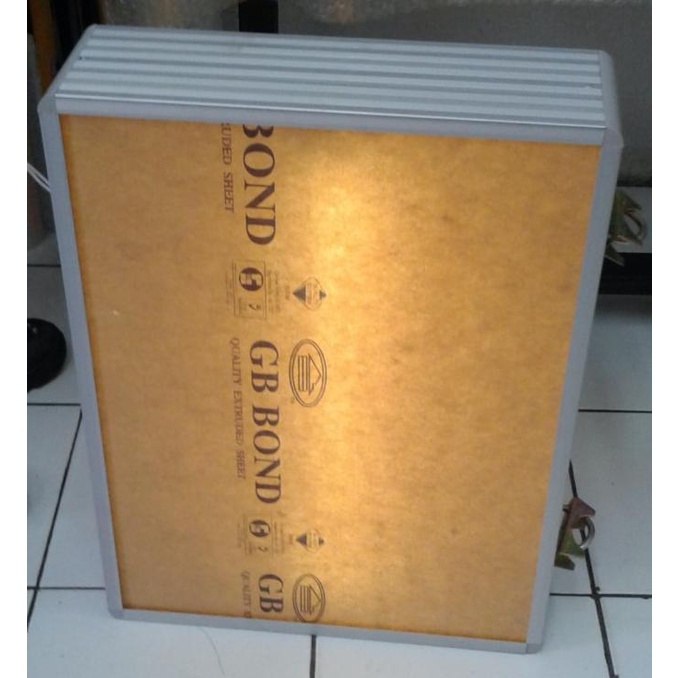Jual Neon Box Aluminium 45x60 (2 muka) | Shopee Indonesia
