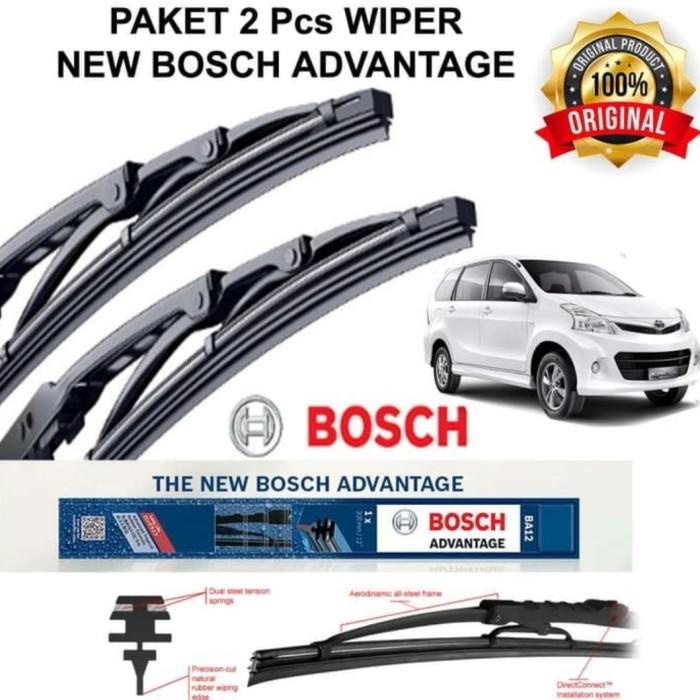 Jual Wipe Wipe Wiper Karet Kaca Depan Mobil All New Avanza Xenia Original Bosch 2Pcs | Shopee ...