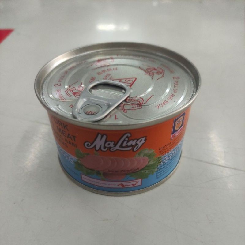 Jual MaLing daging babi kaleng non-halal 170g | Shopee Indonesia