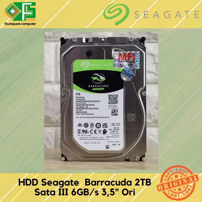 Jual Seagate Barracuda 2TB Harddisk Sata 7200 RPM 3.5 Inc Resmi ...