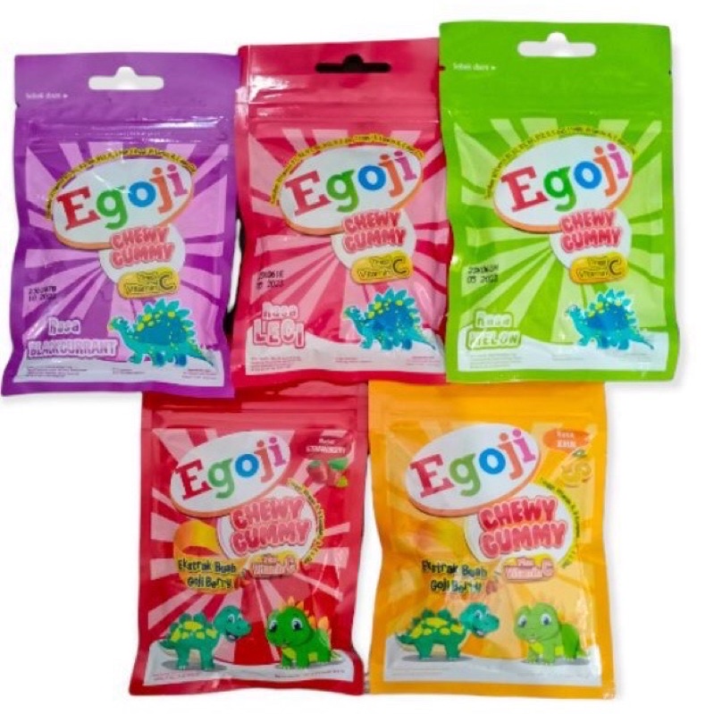 Jual EGOJI - EGOJI CHEWY GUMMY - VITAMIN ANAK JELLY | Shopee Indonesia