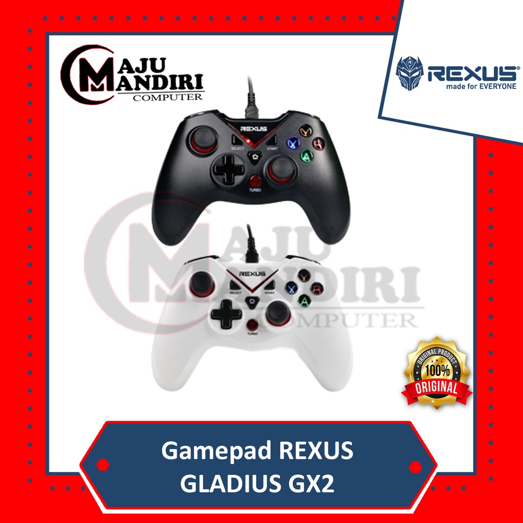 Jual GAMEPAD REXUS GLADIUS GX-2 MULTIPLATFORM | Shopee Indonesia