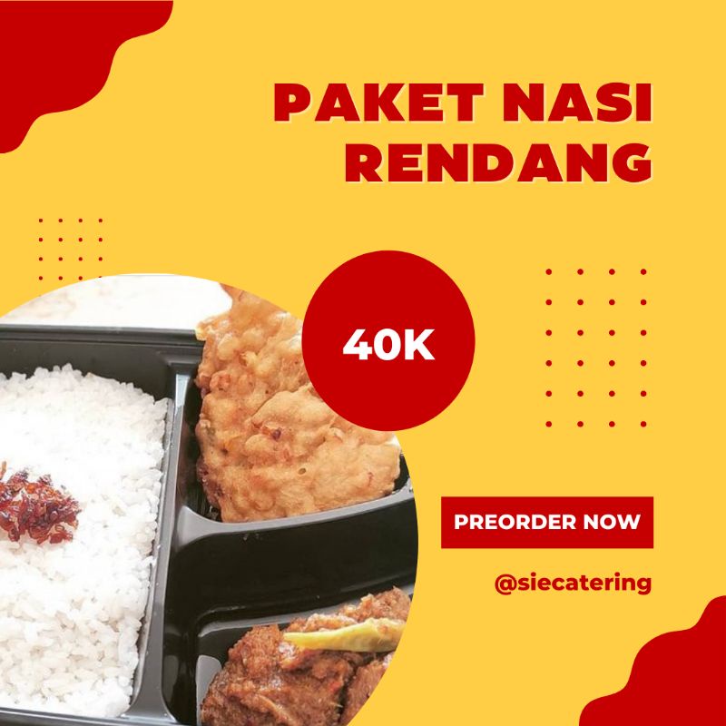Jual Paket Nasi Rendang Sapi | Shopee Indonesia