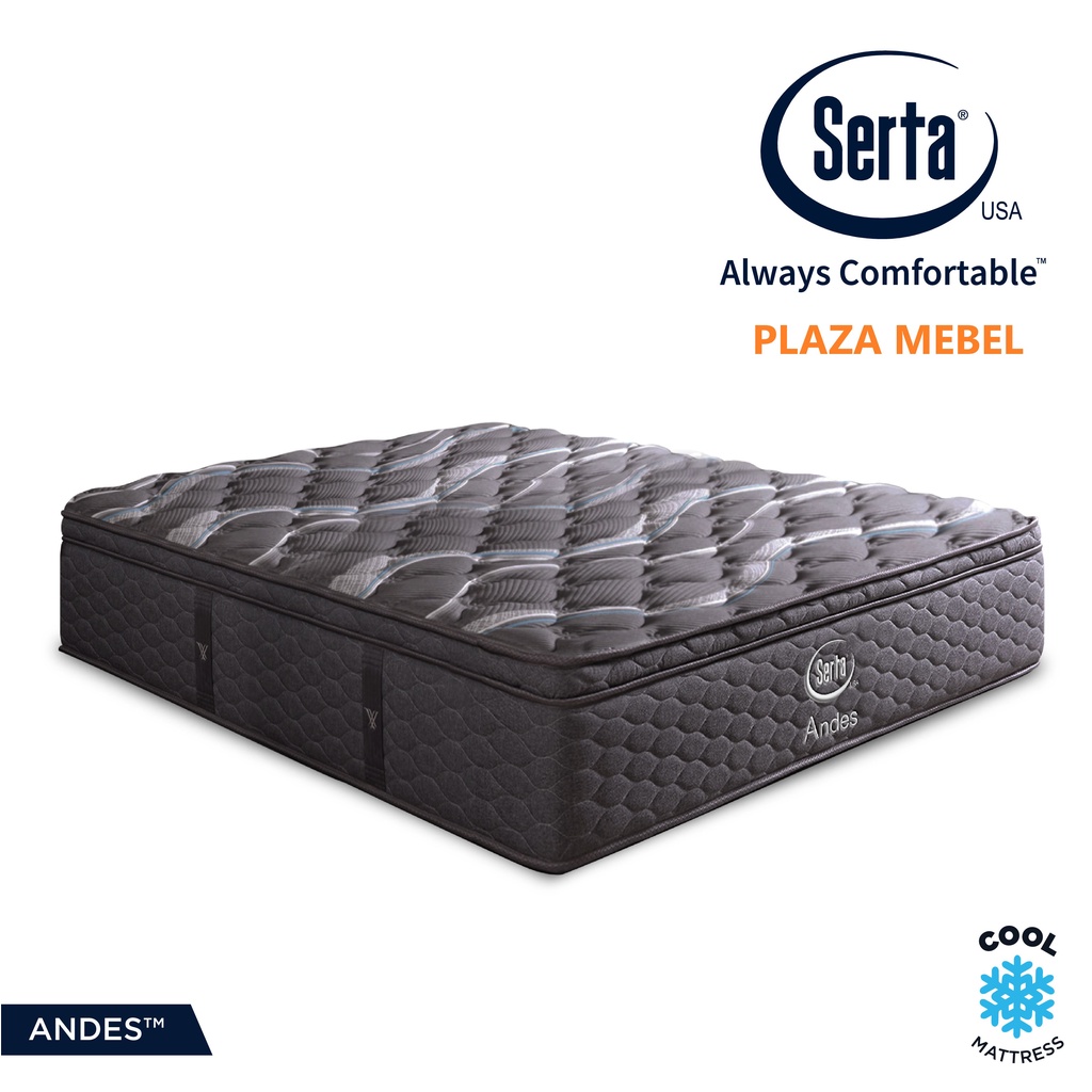 Jual Kasur Spring Bed SERTA Andes Uk 120 - 200 ( Matras ONLY ) | Shopee ...