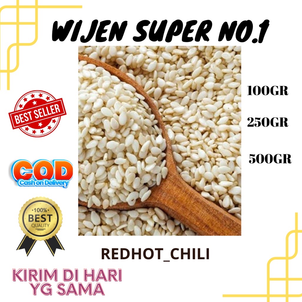 Jual Wijen Super No 1 putih / sesame seed | Shopee Indonesia