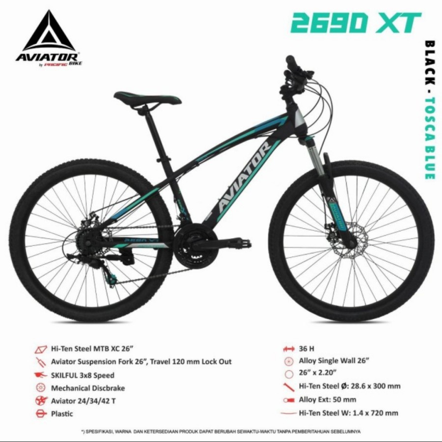 Jual Sepeda 26 mtb 2690 xt aviator | Shopee Indonesia