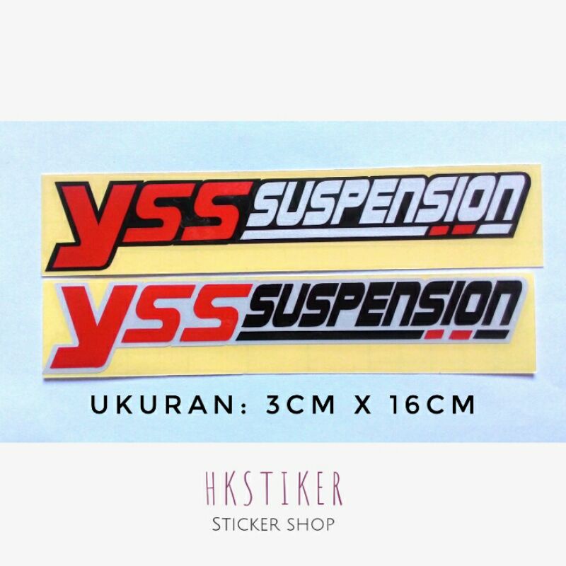 Jual Stiker Cutting YSS Suspension Tulisan Panjang Cutting Sticker ...