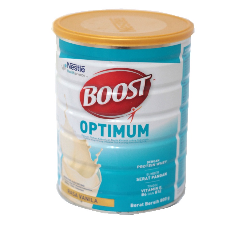 Jual Boost Optimum Milk Vanila Klg 800Gr | Shopee Indonesia