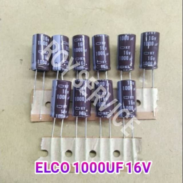 Jual Elco 1000uF 16V / Elco 16V 1000uF | Shopee Indonesia