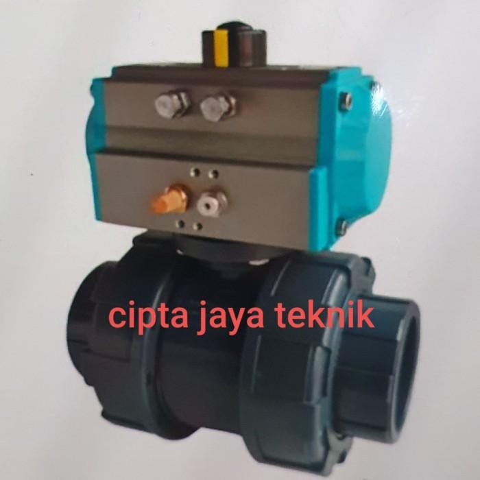 Jual ball valve pvc pneumatic actuator 2 inch double acting sparepart | Shopee Indonesia