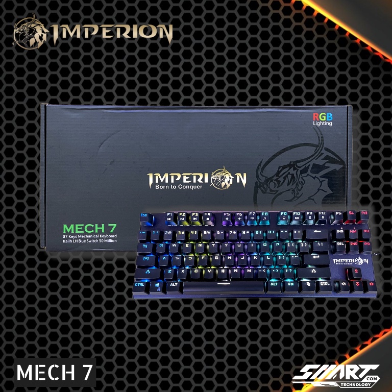 Jual Keyboard Gaming Imperion Mech 7 KG-M07R Mechanical, RGB | Shopee ...