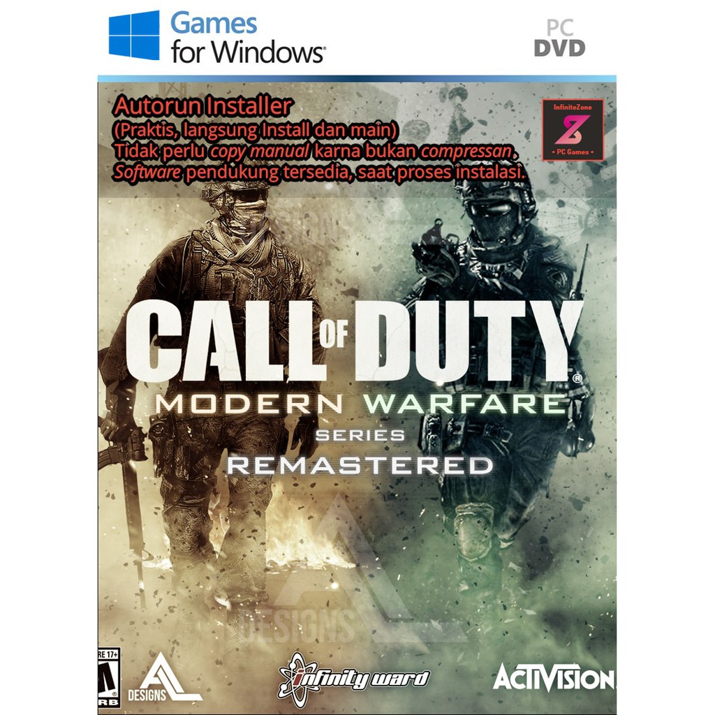Jual Call of Duty Modern Warfare Remastered | USB DVD Download PC Game ...