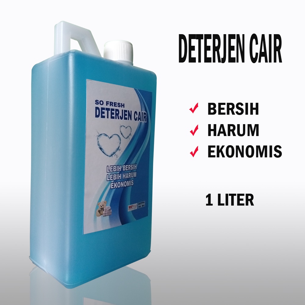 Jual DETERJEN CAIR BLUE 1 LITER | Shopee Indonesia