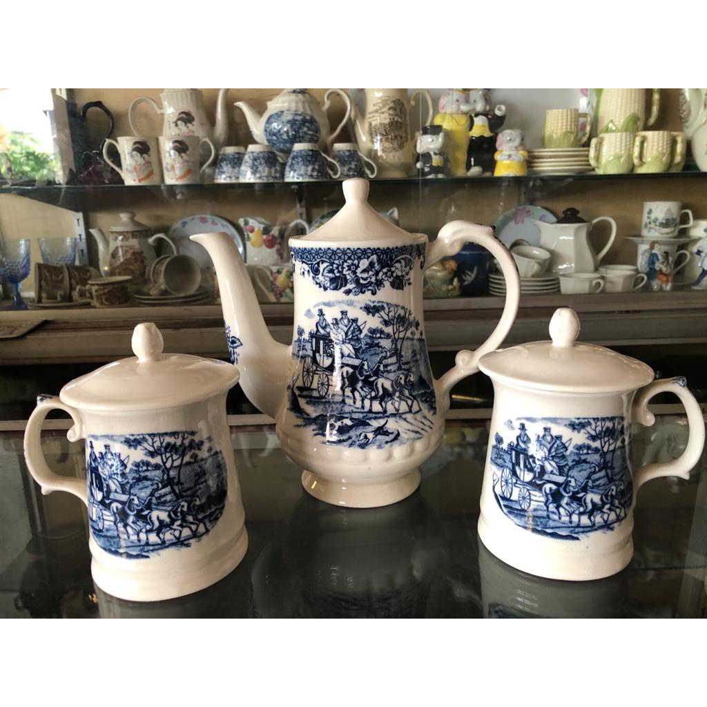 Jual Teko dan Mug Klasik/ Classic motif Eropa dengan Tutup Merk Johnson ...