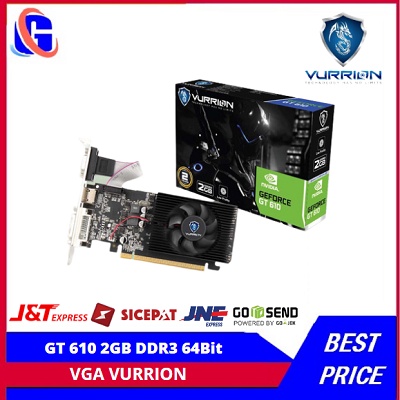 Jual VGA VURRION GT 610 2GB DDR3 64Bit GAMING VGA | Shopee Indonesia