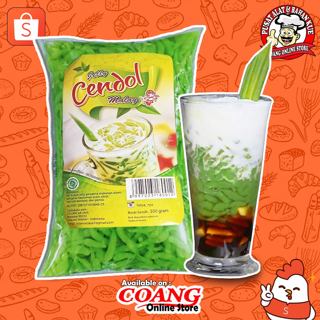 Jual JELLY CENDOL MALAY 500 GR - CENDOL JELLY SIAP CAMPUR - ENAK DAN ...