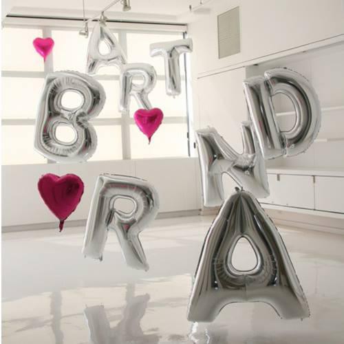 Jual balon huruf silver | Shopee Indonesia