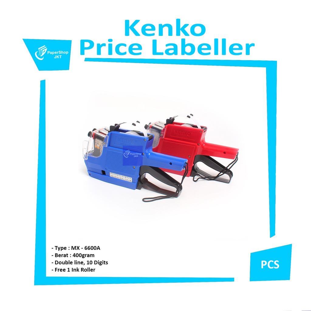 Jual KENKO - Mx-6600A Alat Label Harga - Price Labeller 10 Digits, 2 ...