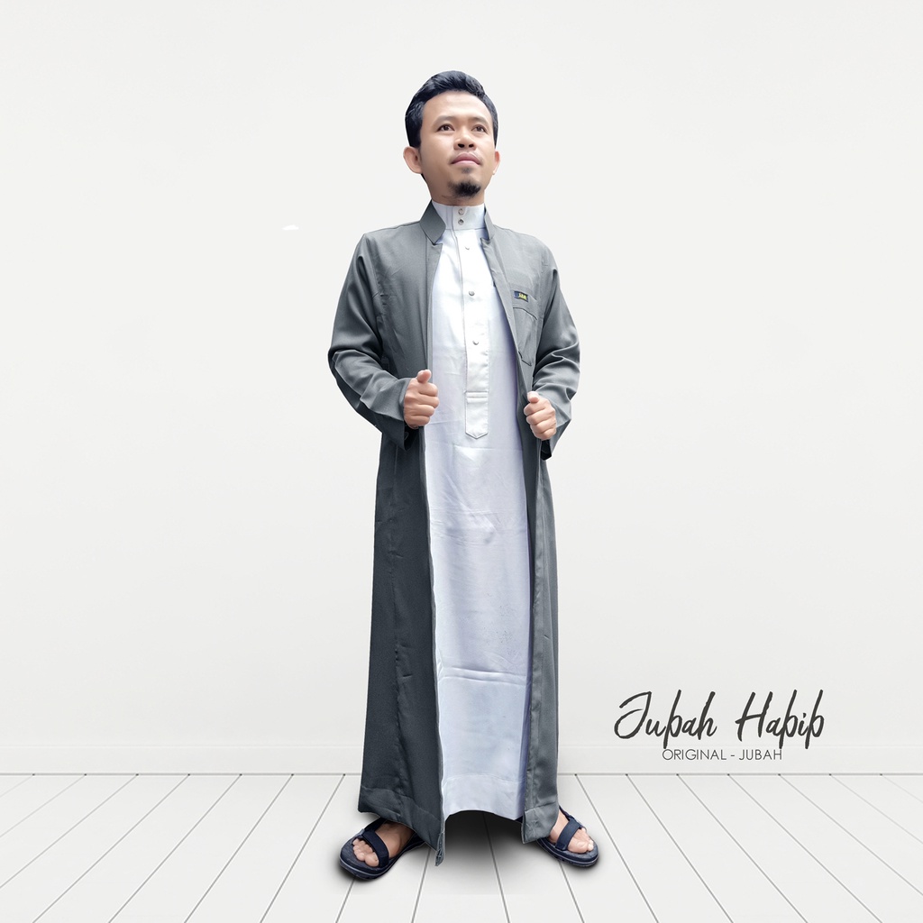 Jual DeJubah - Jubah Pria Luaran Model Jubah Habib | Shopee Indonesia