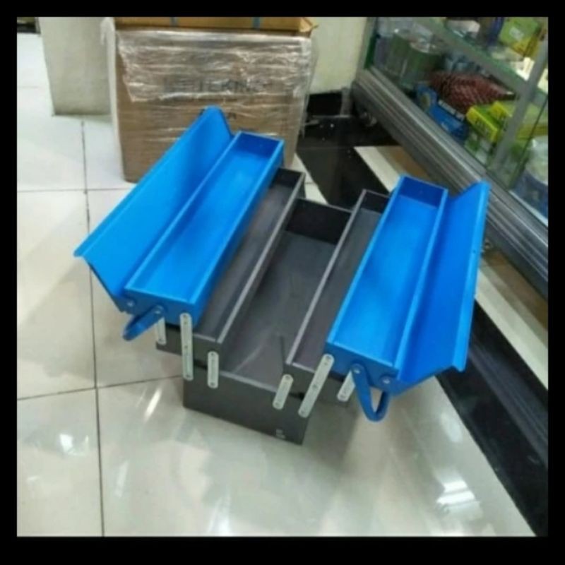 Jual Toolbox besi 3 susun MULTIPRO Tool box metal 3 layer | Shopee ...