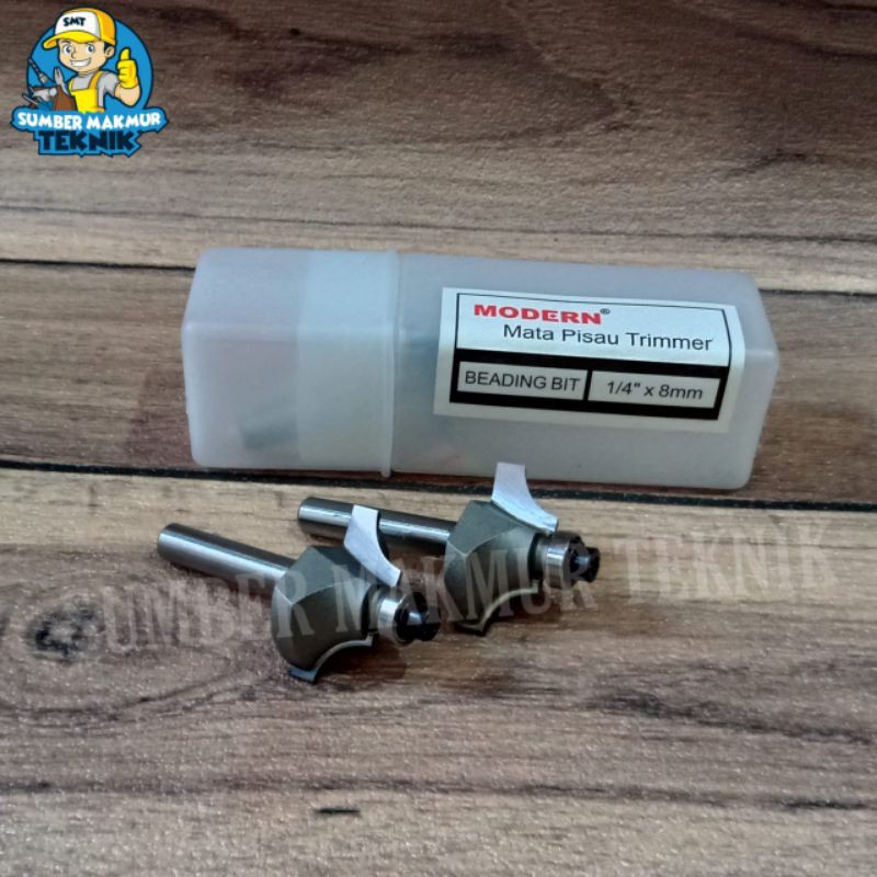 Jual Mata Profil Kayu Beading Bit Router 1/4 x 5/16 inch ( 8 mili ...