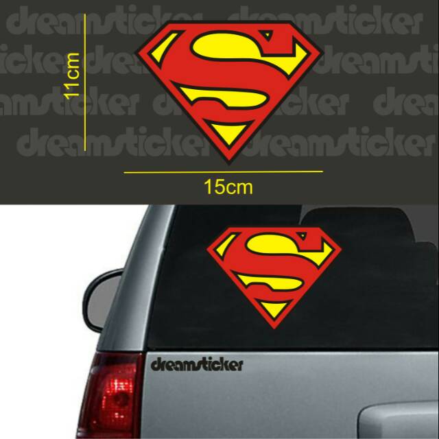 Jual Sticker Stiker Superman Logo Warna | Shopee Indonesia