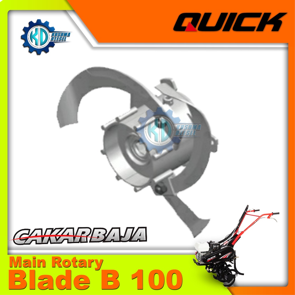Jual Main Blade B 100 - Rotary Blade B Segmen - ORIGINAL - QUICK ...