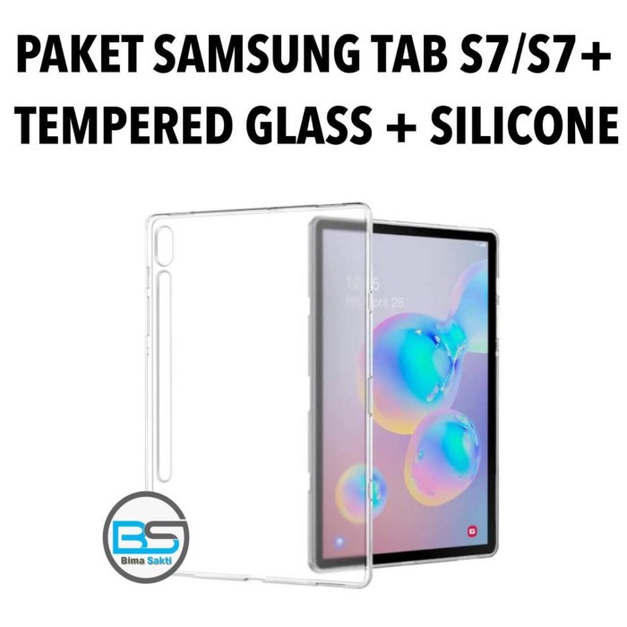 Jual SAMSUNG GALAXY TAB S7 S7 PLUS SILICON BENING CASING TPU CLEAR BUNDLING | Shopee Indonesia