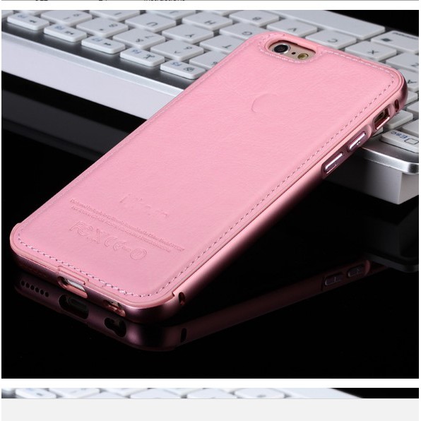 Jual Casing HP iPhone 6 6s 7 8 Premium Leather Apple Logo Case Soft ...