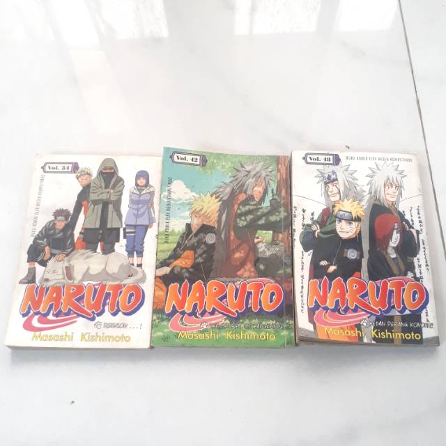 Jual Komik Naruto Vol 34, 42, 48 [Preloved] | Shopee Indonesia