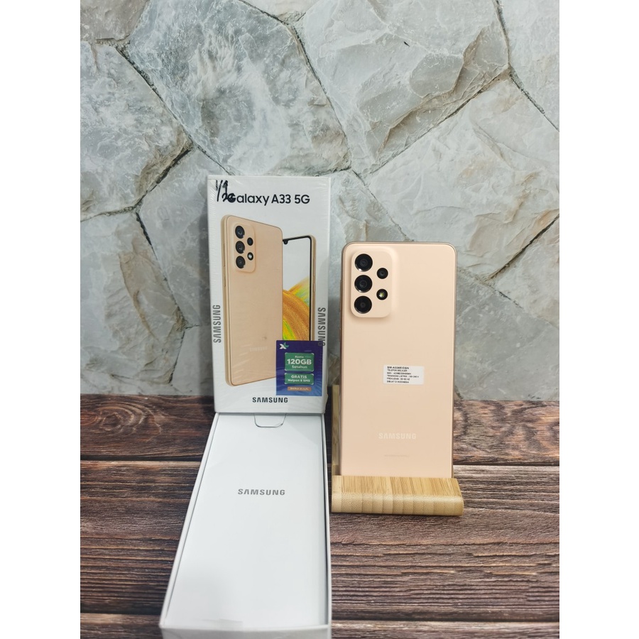 Jual SAMSUNG GALAXY A33 5G RAM 6/128 - 8/128 - 8/256 GB SECOND FULLSET ...