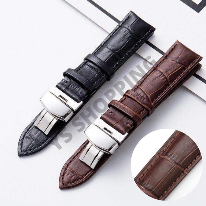 Jual Tali Jam Tangan Kulit Butterflyclasp Bucle Sambung Terbaru ...