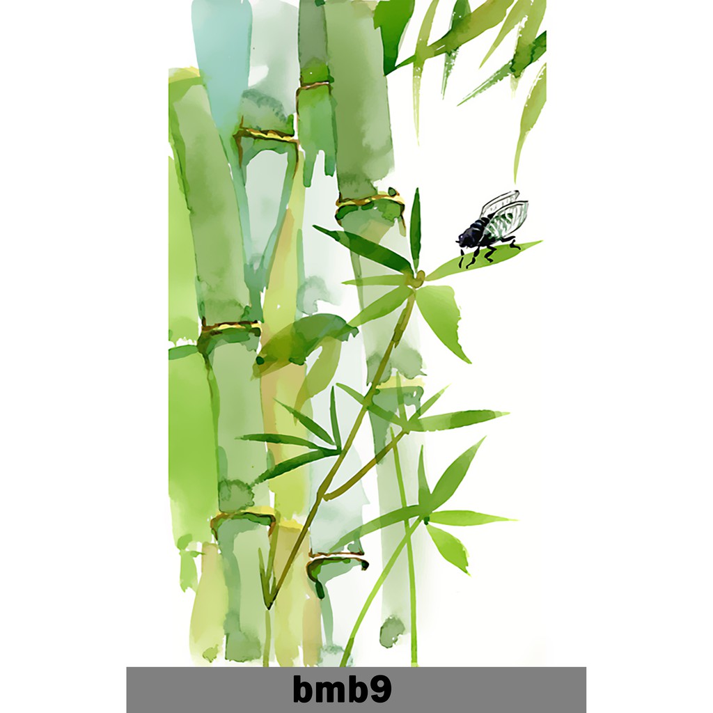 Jual poster gambar pohon bambu / dekorasi lukisan dinding 1-12 | Shopee ...