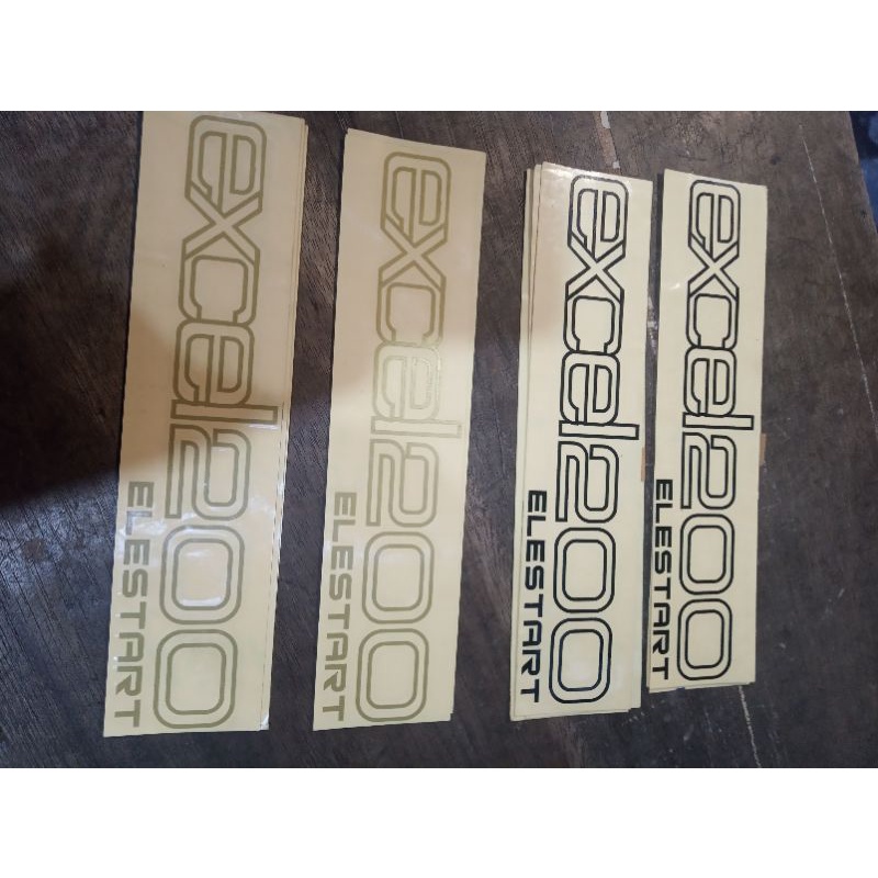 Jual stiker tepong vespa excel 200 bukan dan motor | Shopee Indonesia