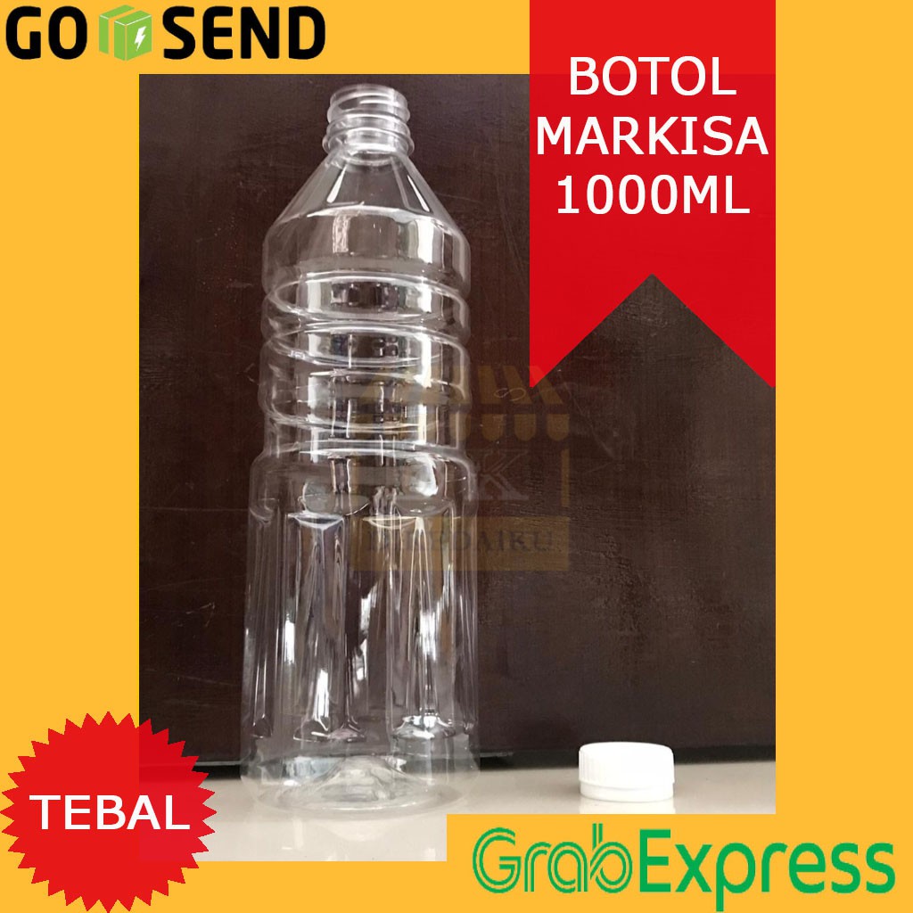 Jual [ FREE PACKING PLASTIK + TUTUP BOTOL ] BOTOL PLASTIK MARKISA 1 ...